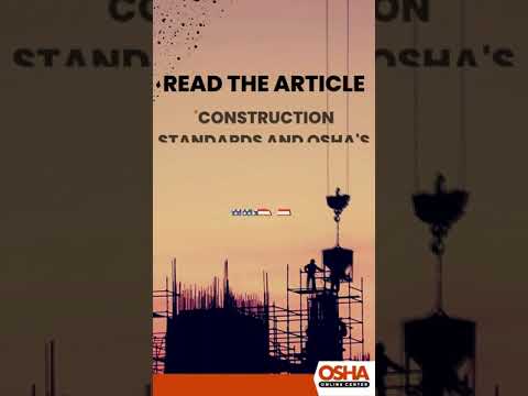 Construction Standards and OSHA's Role in the United States