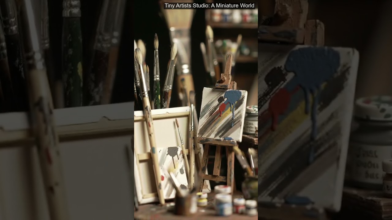 Tiny Artists Studio: A Miniature World