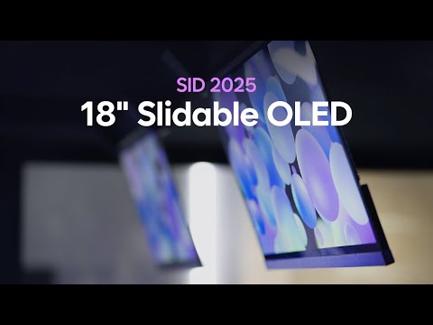 [SID 2025] 18" Slidable OLED