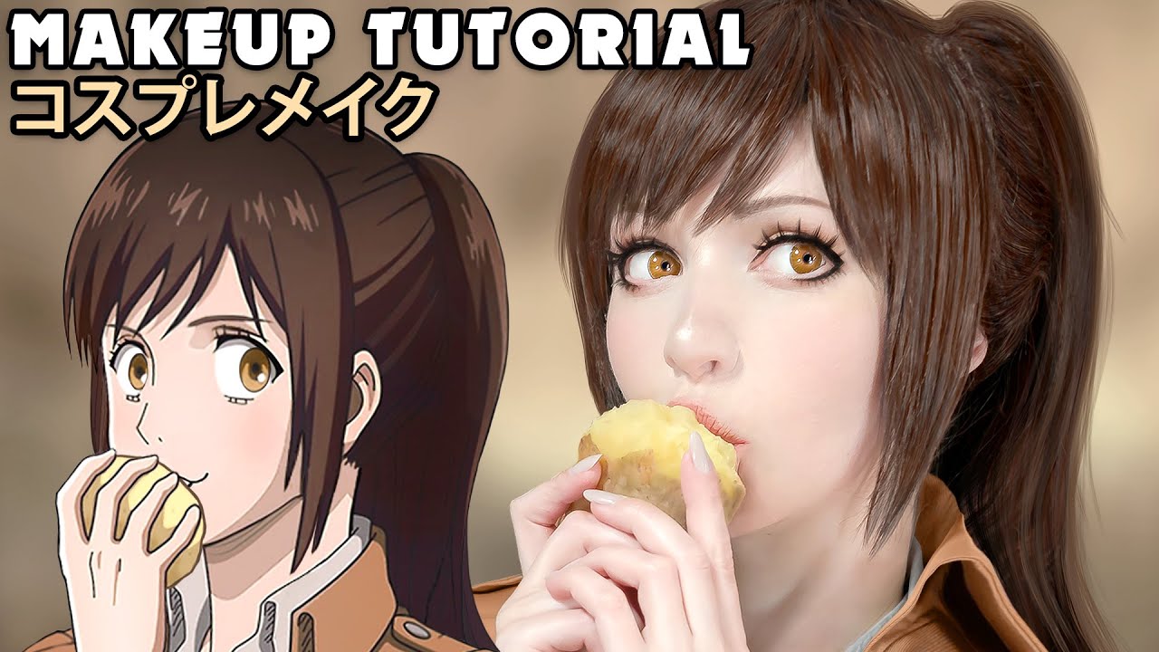 ☆ Sasha Cosplay Makeup Tutorial Attack on Titan 進撃の巨人 ☆