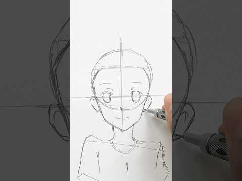 Head and shoulders #drawing #sketchbook #anime #pencildrawing #howtodraw #sketch #tutorial #anime