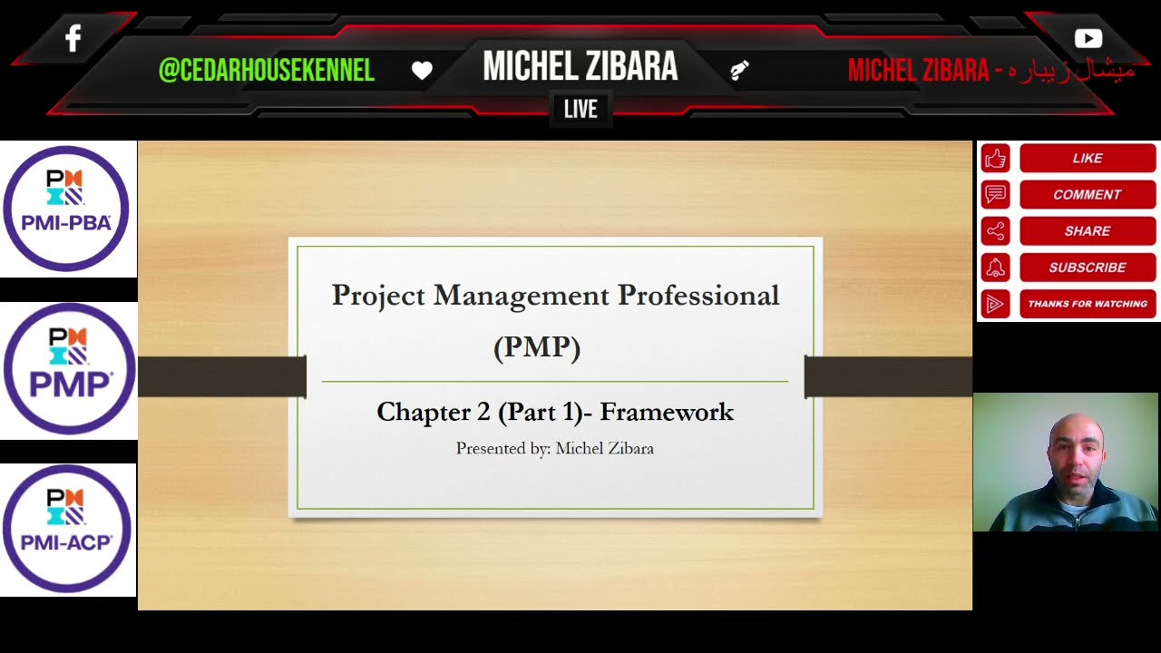 PMP Course - Chapter 2 (Part-1) - Framework