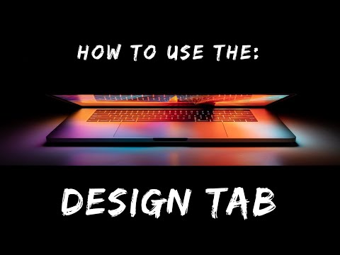 How to Use the Design Tab - MS Word