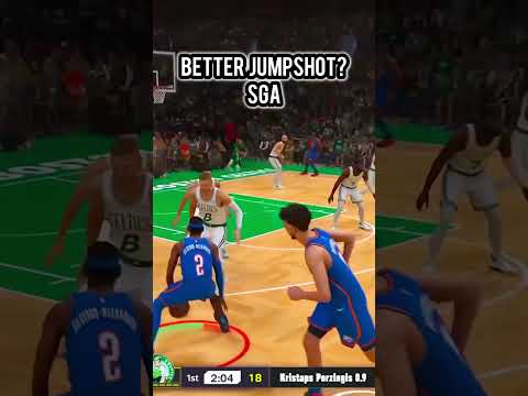 Tatum or SGA? #shorts #nba #nba2k