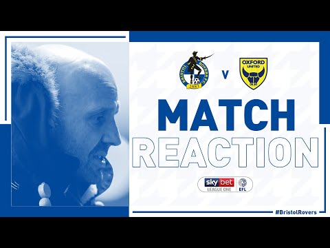 Match Reaction: Paul Tisdale on Oxford United