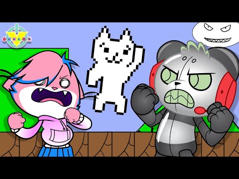MOST FRUSTRATING GAME EVER!!! Let's play Cat Mario with Robo Combo and Alpha Lexa!!