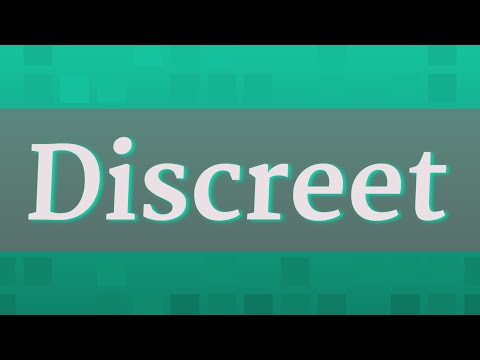 DISCREET pronunciation • How to pronounce DISCREET