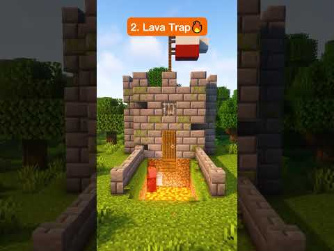 Minecraft: 5 Defense Build Ideas | #shorts