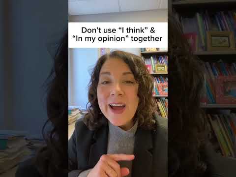 How to express your OPINION in English
