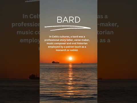 Bard || Literary Terms https://youtu.be/FYJ7gSA79xE