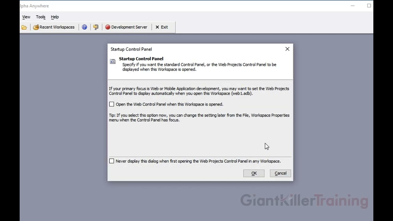 Alpha Anywhere   Alpha101   Introduction to web development   Full Course