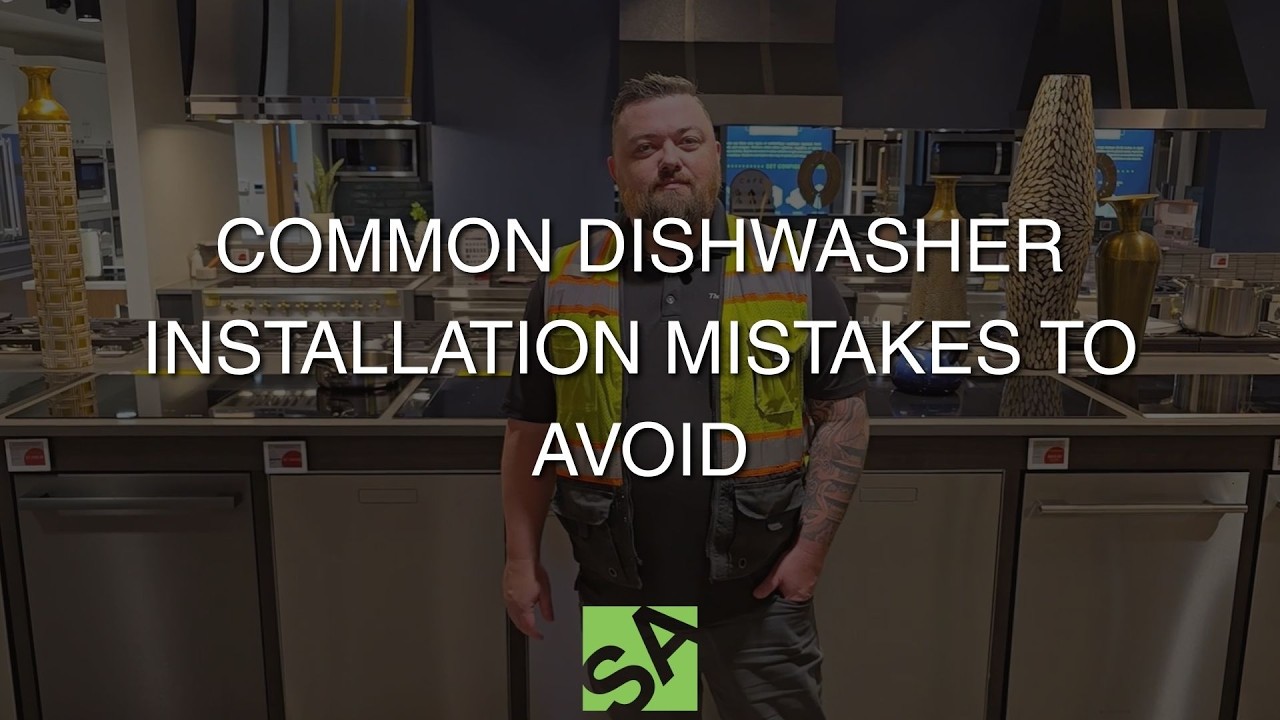 Common Dishwasher Installation Mistakes to Avoid