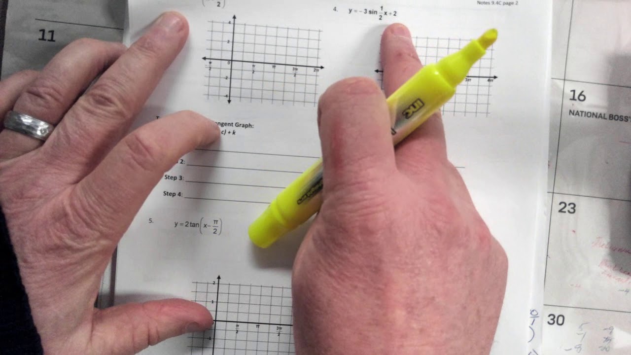 Alg 2B Video lesson part 1 notes Sec 9