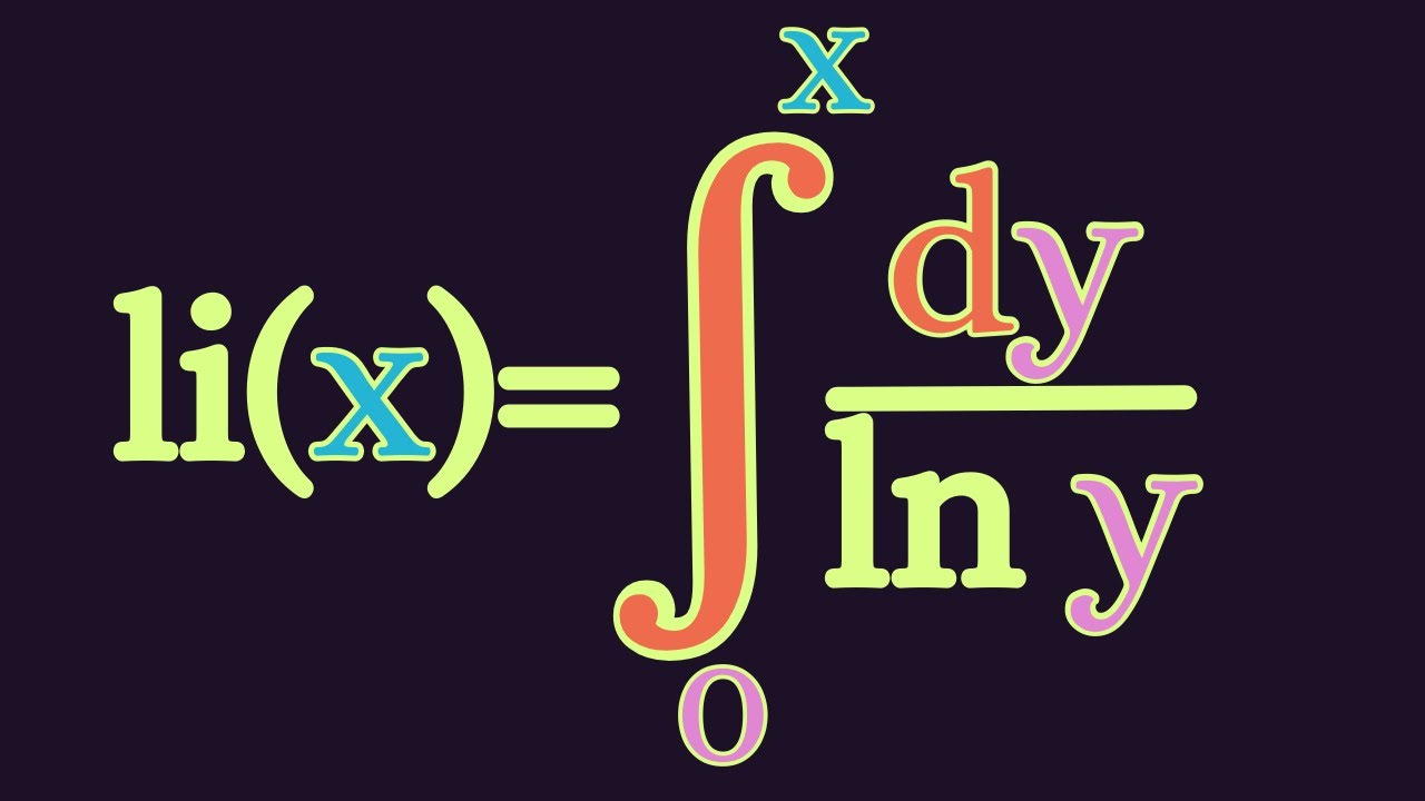 on the logarithmic integral.