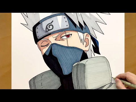 How to Draw Kakashi Hatake | Step-by-Step Anime Drawing Tutorial