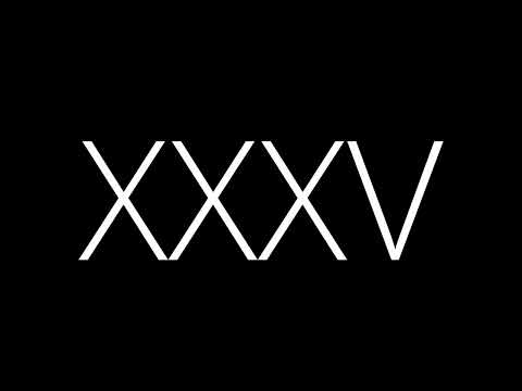 35 ~ Roman Numerals