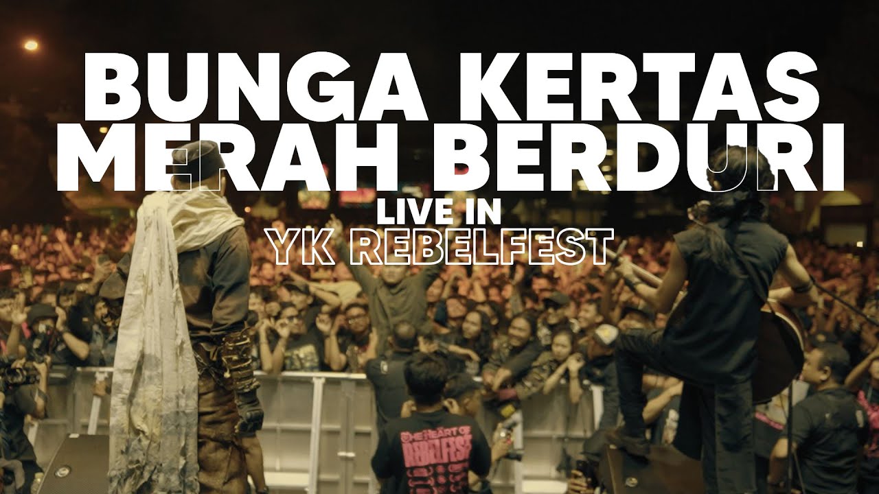 Romi Jahat - bunga kertas merah berduri live YK REBELFEST