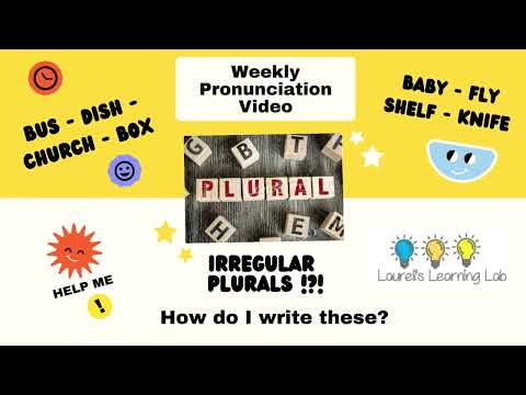 How do I spell Irregular Plurals in English?
