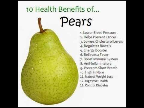 10 Health Benefits of Pears
