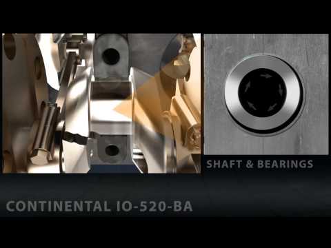Aviation: Continental IO-520-BA - 3D