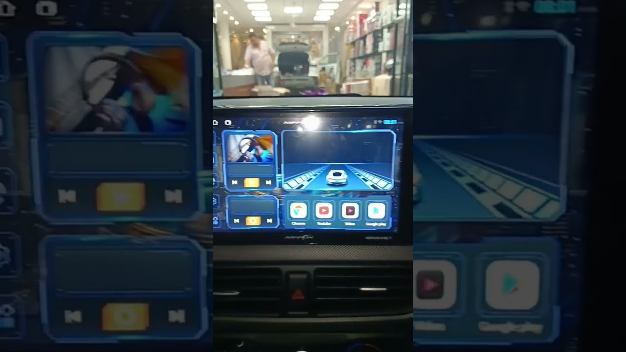 Wait for end 😱 9inch android & components speaker 🔥 install #subscribe #trending #youtubeshorts