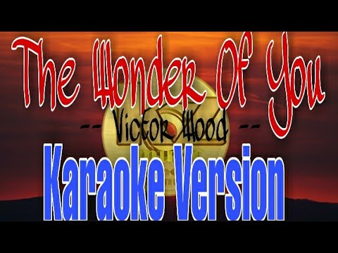 The Wonder Of You - Victor Wood l Karaoke Version 🎶 KZ Music Karaoke Channel