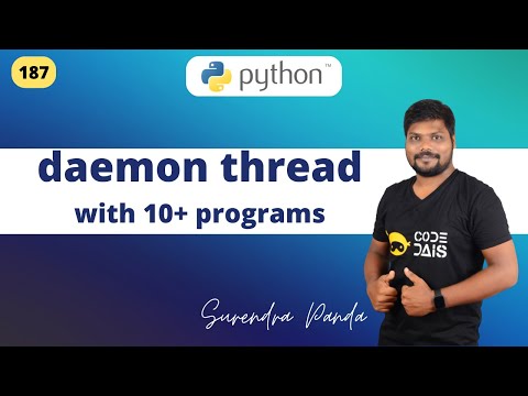 🙋♂️ Daemon Thread in Python | In-depth story | Python By Surendra