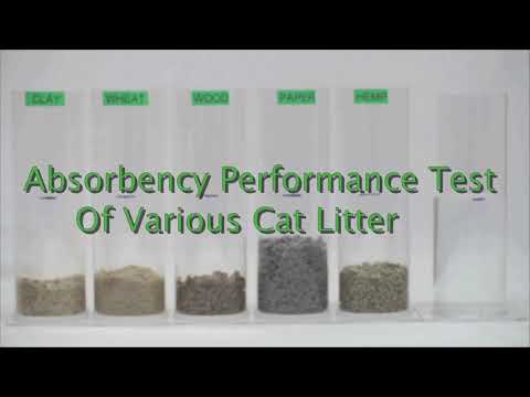 Felisorb® Cat Litter Absorbency Performance Test on Various Cat Litters