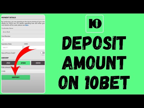 How to Deposit Amount on 10Bet (2024) | 10Bet Tutorial