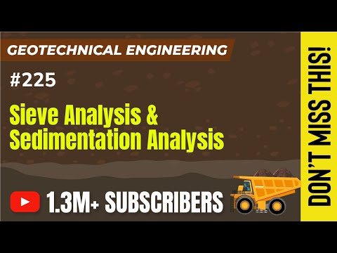 Sieve Analysis and Sedimentation Analysis - Index Properties - GATE CE Video Lecture ...