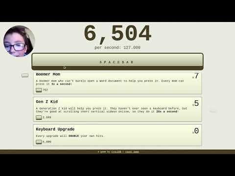 SPACEBAR CLICKER GAME PLAY