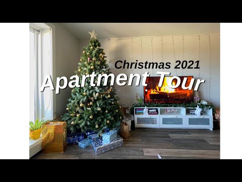 Cozy Holiday Apartment Tour 2021! Decorate on a budget! #shortsvideo #shorts #christmas