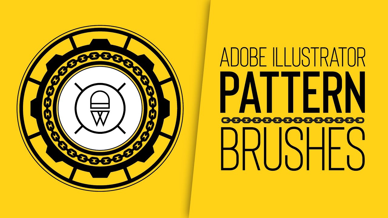 Custom Pattern Brush - Adobe Illustrator Tutorial