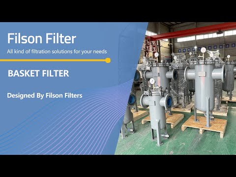 SS304/SS316L/Carbon Steel/Cast Iron/Glass Fiber Basket Filter with 2000m³/h Flow Rate