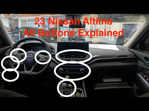 All Buttons Knobs & Dials Explained 2023 23 Nissan Altima - In Depth Walkthrough