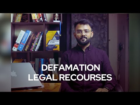 How to legally deal with Defamation? | India