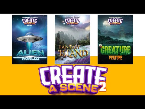 NEW! Laughingbird Create A Scene SERIES 2 - Transparent PNG Elements for The Graphics Creator!