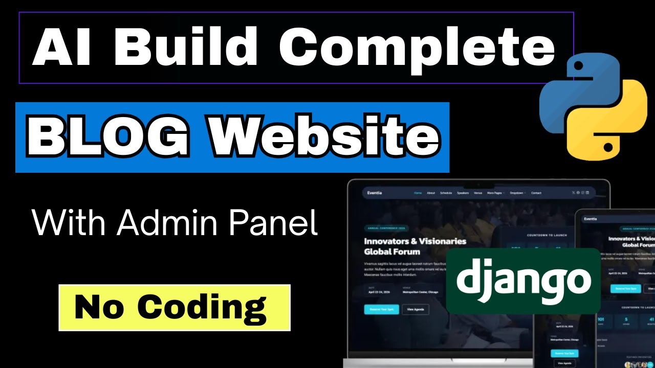 Create a Complete Django Blog Website Using AI (FREE & No Coding)