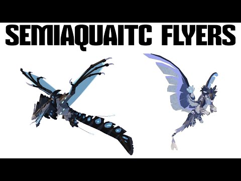 Every SEMIAQUATIC FLYER In Creatures of Sonaria