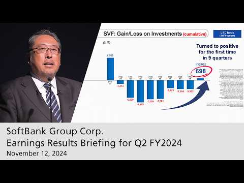 Archived Video: SoftBank Group Corp. Earnings Results Briefing for Q2 FY2024 - November 12, 2024