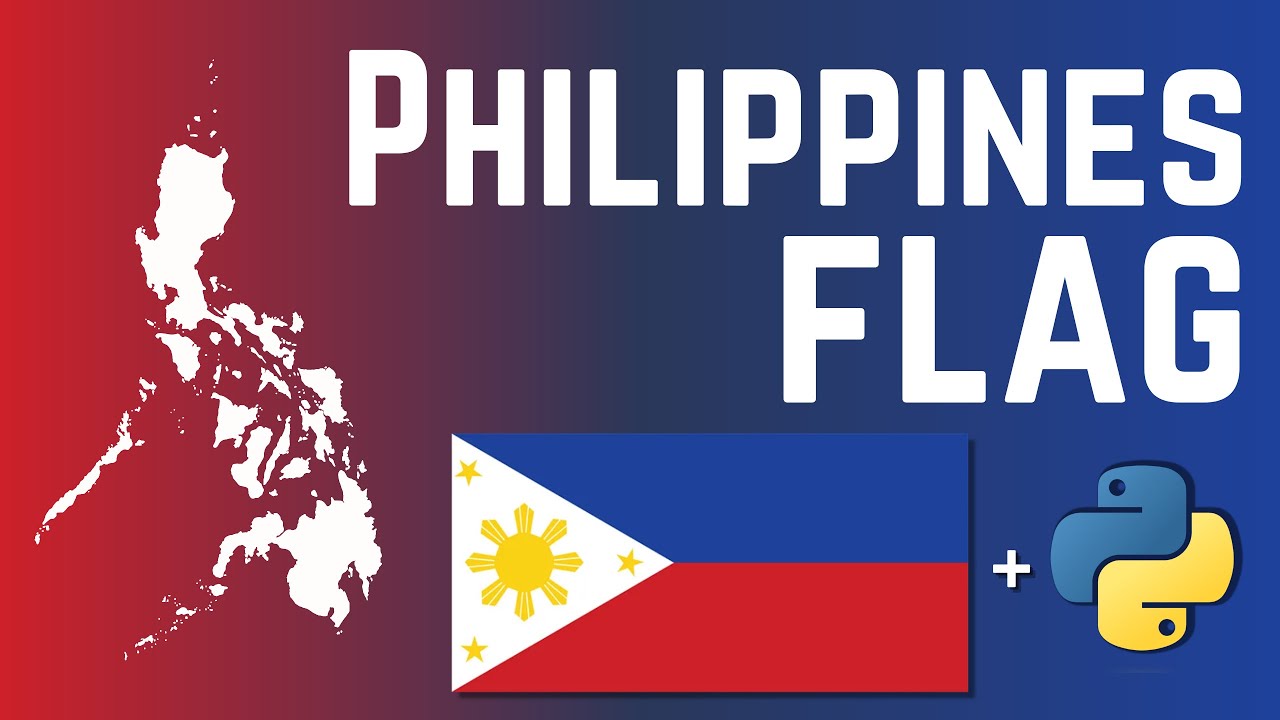 How to draw Philippines flag using python turtle