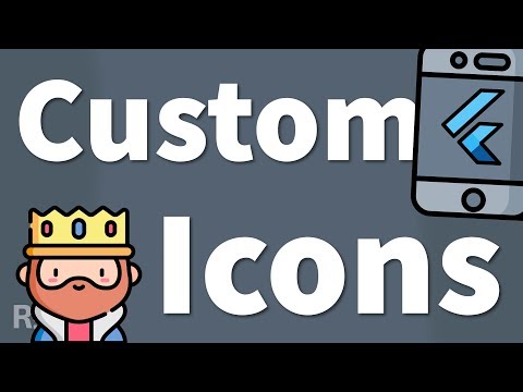 Flutter Custom Icons – Automatic & Manual Way (Icon Font or SVG)