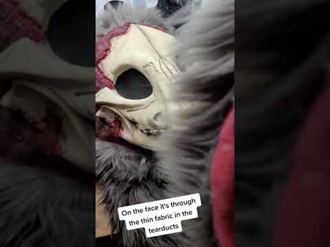 How I See In My Skull Fursuit Head #fursuitmaker #furry #skullsuit #notaskulldog #fursuit