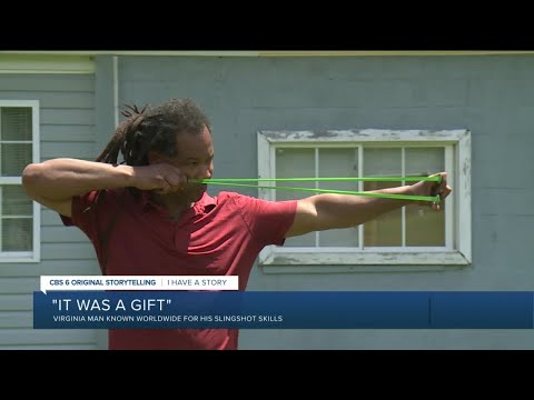 Virginia man known worldwide for his slingshot skills: 'It was a gift'