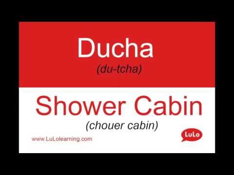 Cómo se dice Ducha en Inglés = How to say Shower Cabin in Spanish