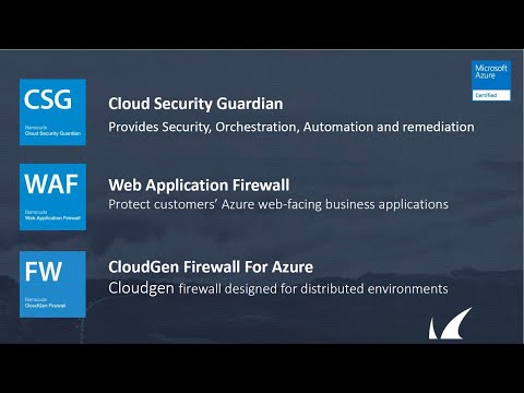 Barracuda's Cloud Security Guardian on Azure