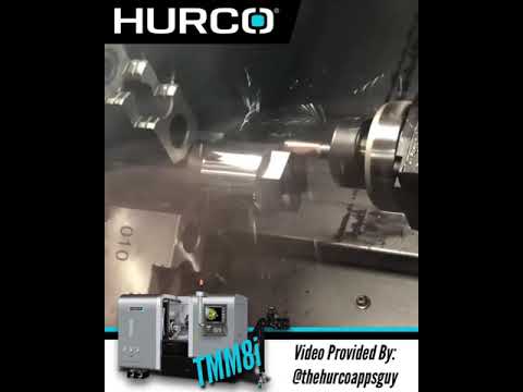 Live Tool CNC Lathe Hurco TMM8i - Social Media Spotlight Phil Carr #shorts