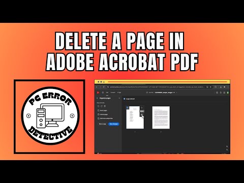 How to Delete a Page in Adobe Acrobat PDF - Quick Tutorial [2025]