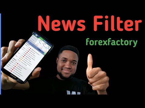 Forex factory: filter to view high impact news