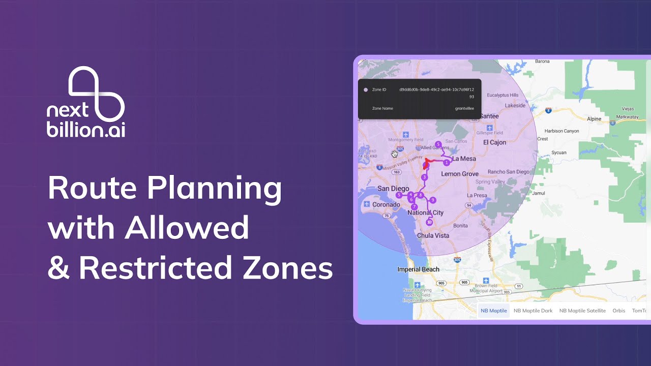 Route Planning with Allowed & Restricted Zones | NextBillion.ai